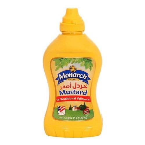 Monarch yellow mustard 397 grams – Farwaniya Store