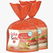 Sadia jumbo beef burger 1000 grams, 2 pieces – Farwaniya Store
