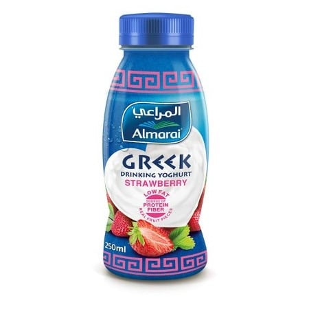 Almarai low-fat Greek yogurt drink with strawberries – Farwaniya Store